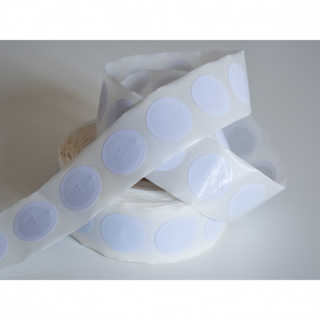 NFC label NTAG®216 white, flexible, round - 29 mm